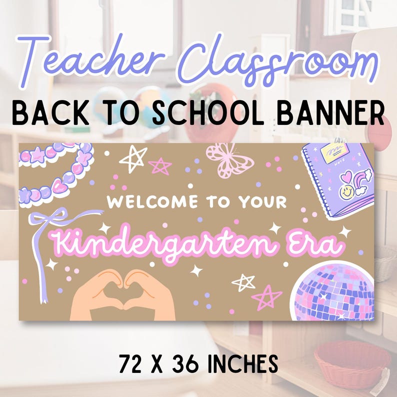 Editable Welcome Class to Your Era Teacher Banner Template ...