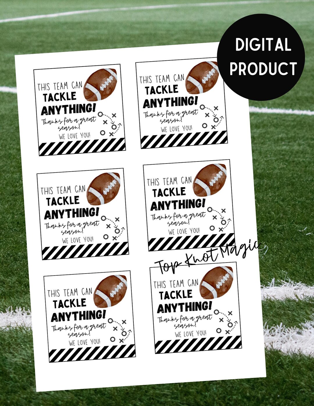 Football Appreciation Tags, This Team Can Tackle Anything , Football ...