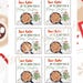 Cinnamon Roll Gift Tag, Just Rollin' By, Christmas Neighbor Gift Idea ...