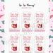 Printable Sip, Sip Hooray Wishing You a Happy Holiday Gift Tag, Hot ...