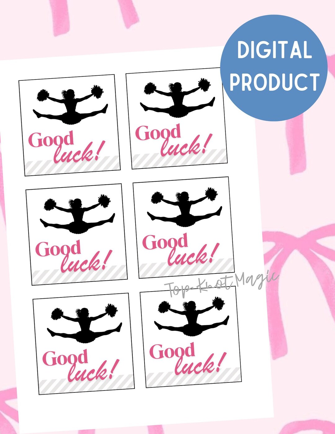 Good Luck Cheerleading Competition Meet Camp Squad Treat Cheer Tryouts ...