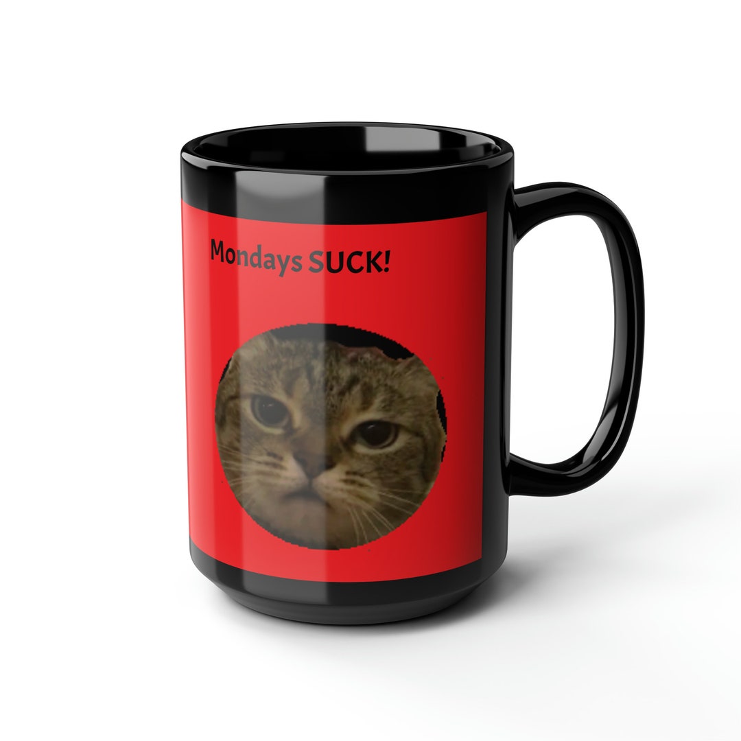 Ceramic Coffee Mug, Monday Sucks Cup, Motivational Mug, Inspirational ...