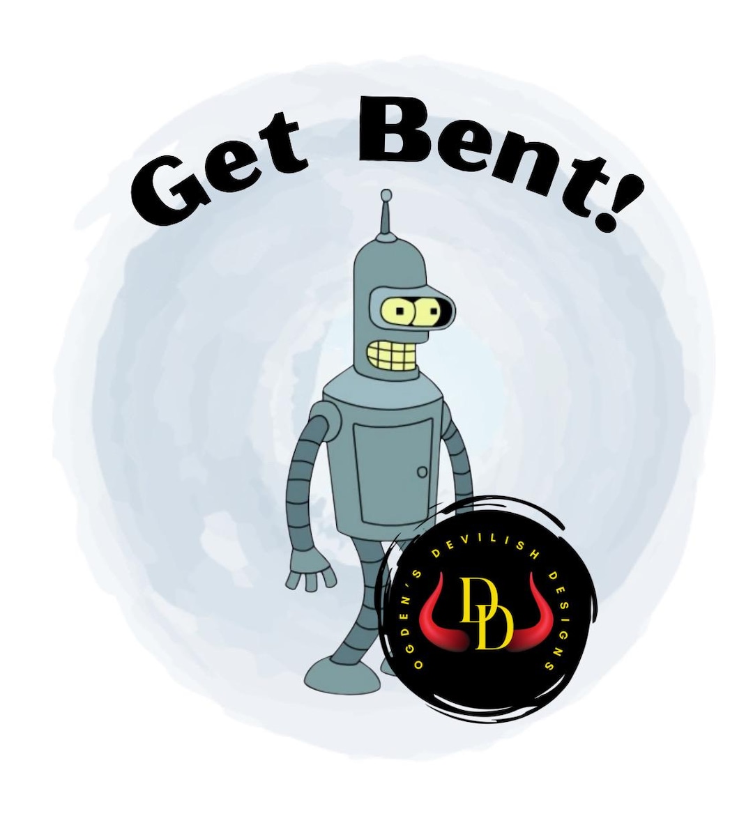 Get Bent, Bender, Sublimation, Benderbending Rodriguez, Futurama, Dtf ...