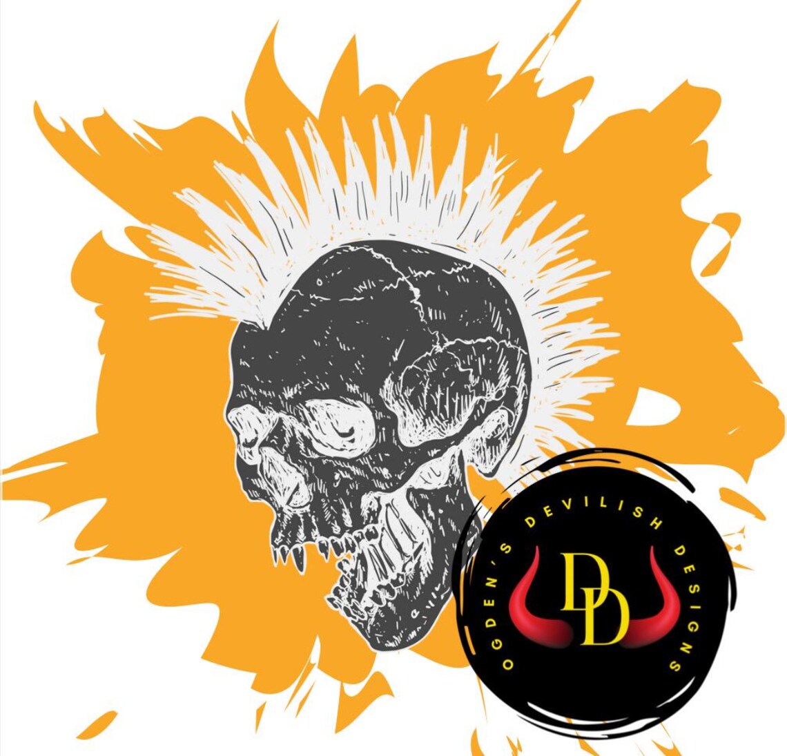 Mohawk Skeleton, Skull, Mohawk, Mohawk Skull, Sublimation, Svg, - Etsy