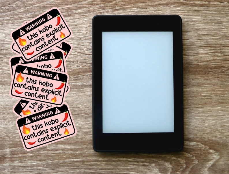 Warning This Kobo Contains Explicit Content PNG Digital Design for ...