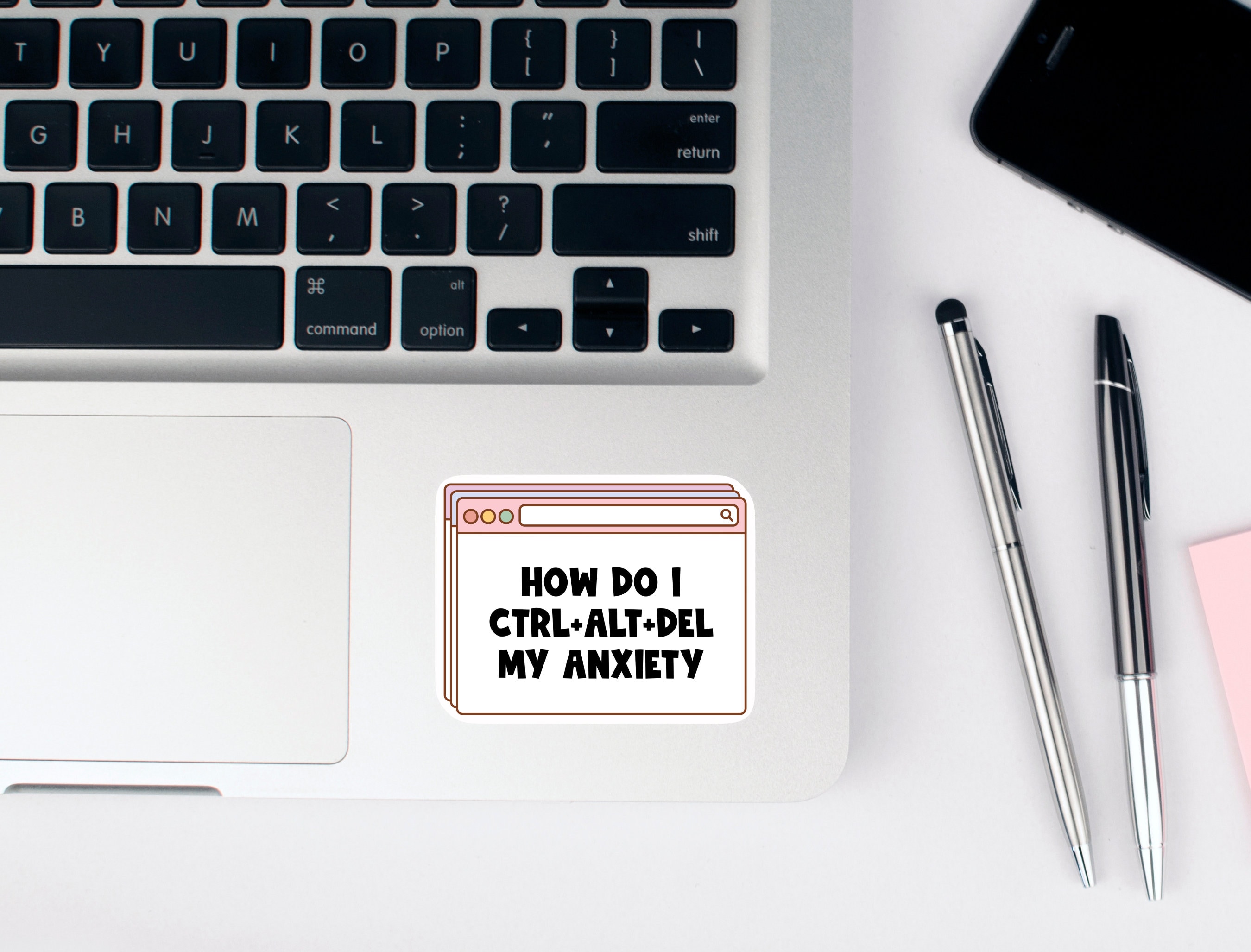 How Do I Ctrl Alt Del My Anxiety PNG: Funny Mental Health Design ...