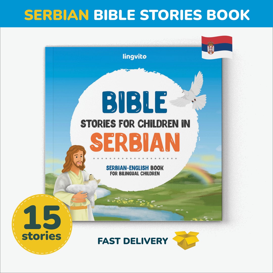 Serbian Bible Stories Book Serbian Bible for Kids Baptism Gift Serbian ...
