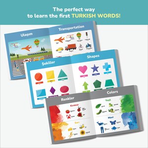 My First Turkish Book Turkish Books for Kids Turkish Alphabet Turkish ...