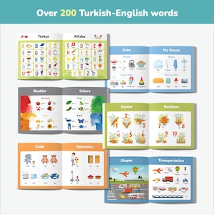 My First Turkish Book Turkish Books for Kids Turkish Alphabet Turkish ...