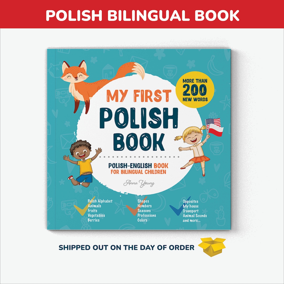 My First Polish Book Polish Books for Kids Polish Alphabet Polish Kids ...