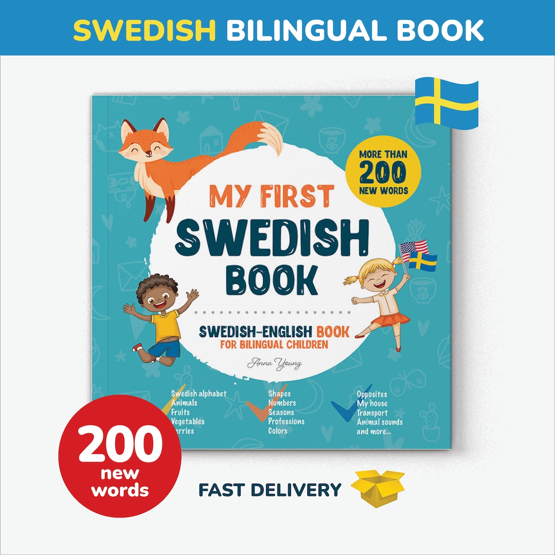 My First Swedish Book Swedish Books for Kids Swedish Alphabet Swedish ...
