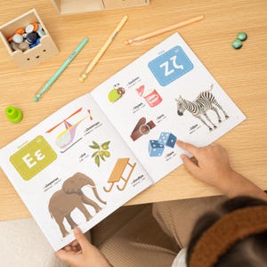 Greek Alphabet Book First Teach Greek Words Bilingual Education Learn ...