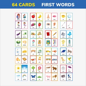 Haitian Creole Flash Cards Creole First Words Learn Haitian Creole ...