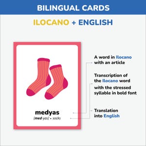 Ilocano First Words Flashcards Learn Ilocano Language Ilocano ...