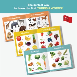 My First Turkish Book Turkish Books for Kids Turkish Alphabet Turkish ...