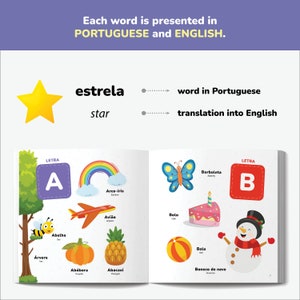 My First Portuguese Alphabet Book Portuguese Books for Kids Portuguese ...