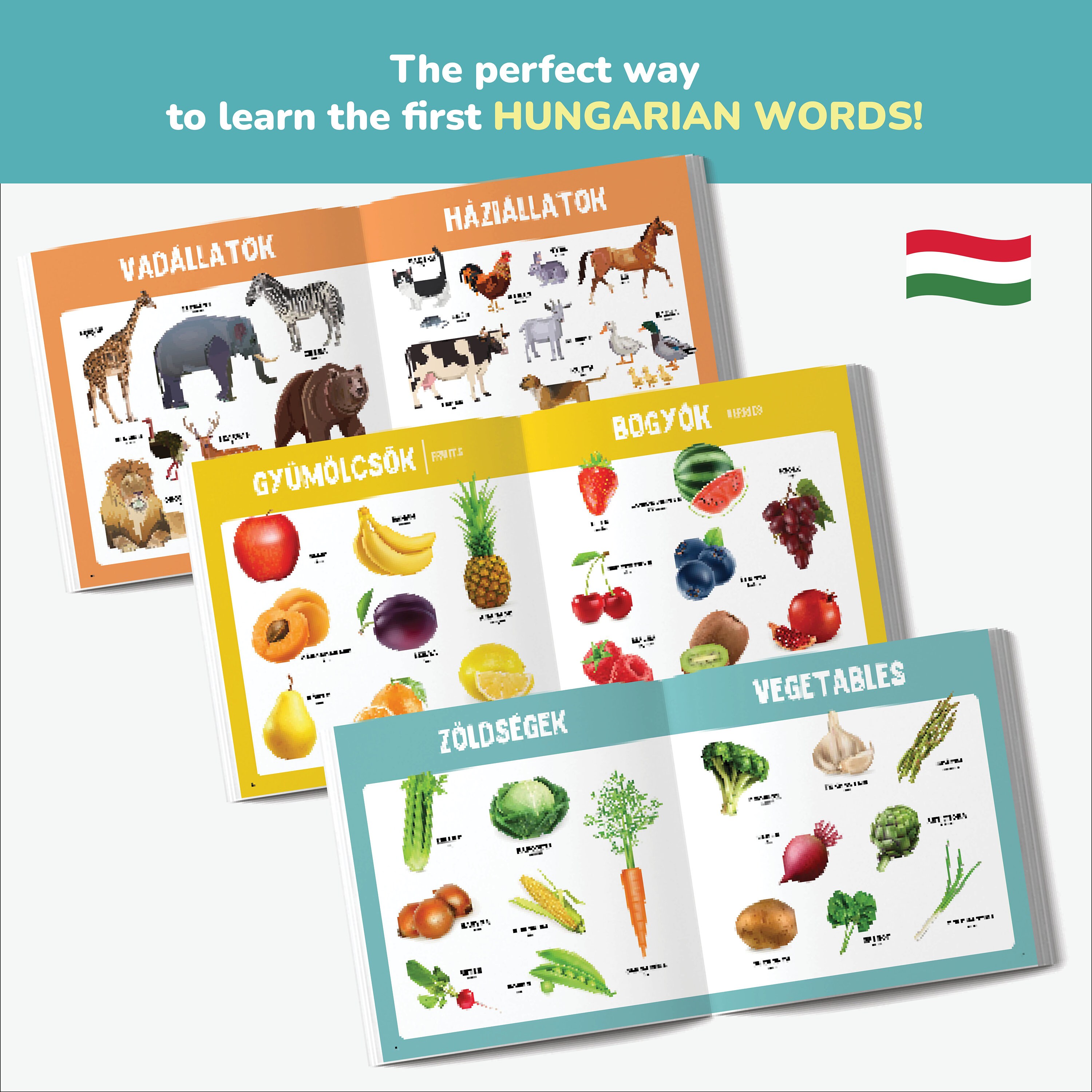 My First Hungarian Book Hungarian Books for Kids Hungarian Alphabet ...