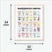 Macedonian Alphabet Poster Teach Macedonian Letters Educational ABC ...