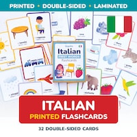 Italian Language Learning Vocabulary Sheet Cosmetics Educational ...