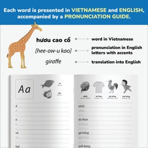 Vietnamese Handwriting Workbook Vietnamese Alphabet Worksheet ...