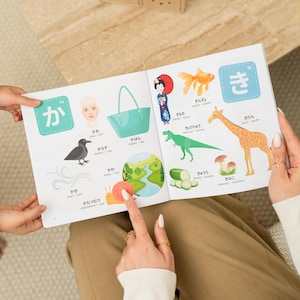 Japanese Alphabet Book Japanese Kids Book Hiragana Katakana First Teach ...