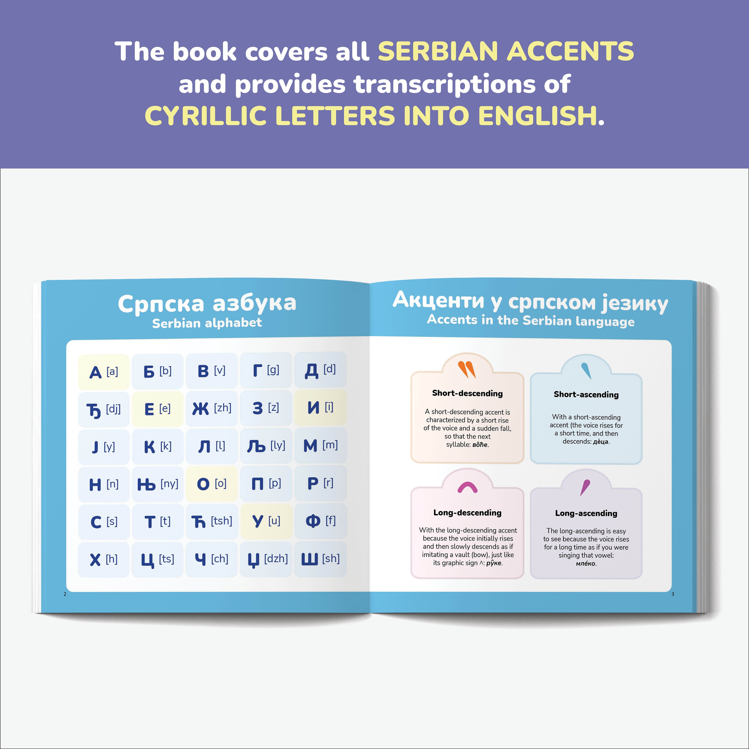 Serbian Alphabet Book Teach Serbian Words Bilingual Education Learn ...