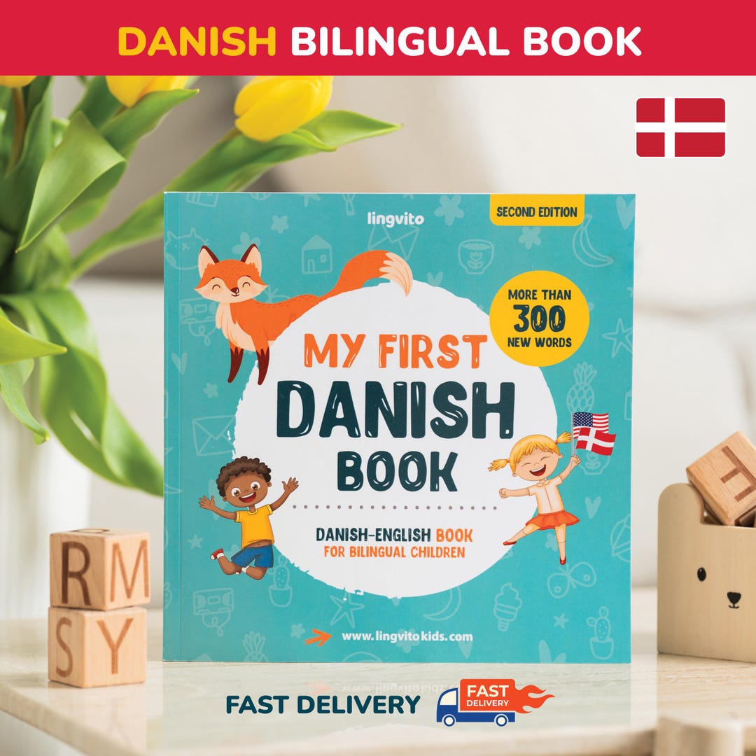 My First Danish Book Danish Books for Kids Danish Alphabet Danish ...