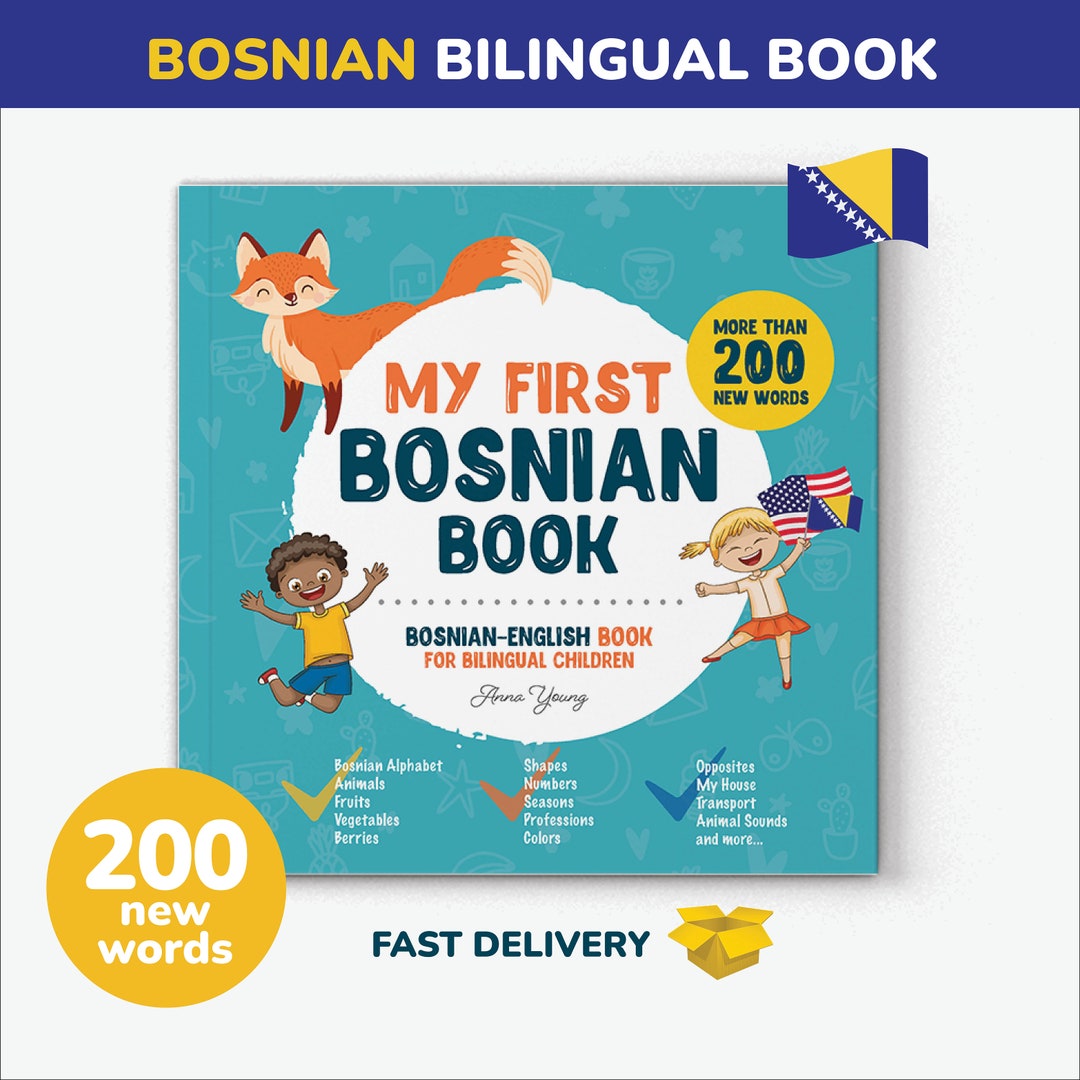 My First Bosnian Book Bosnian Books for Kids Bosnian Alphabet Bosnian ...