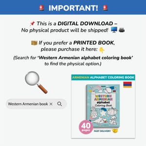 Western Armenian Alphabet Coloring Sheets Tracing Armenian Letters ...