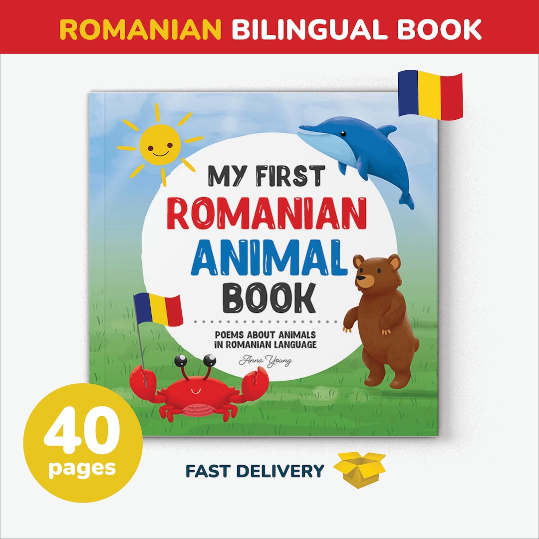 My First Romanian Animal Poem Book for Kids Romanian Language Learn ...