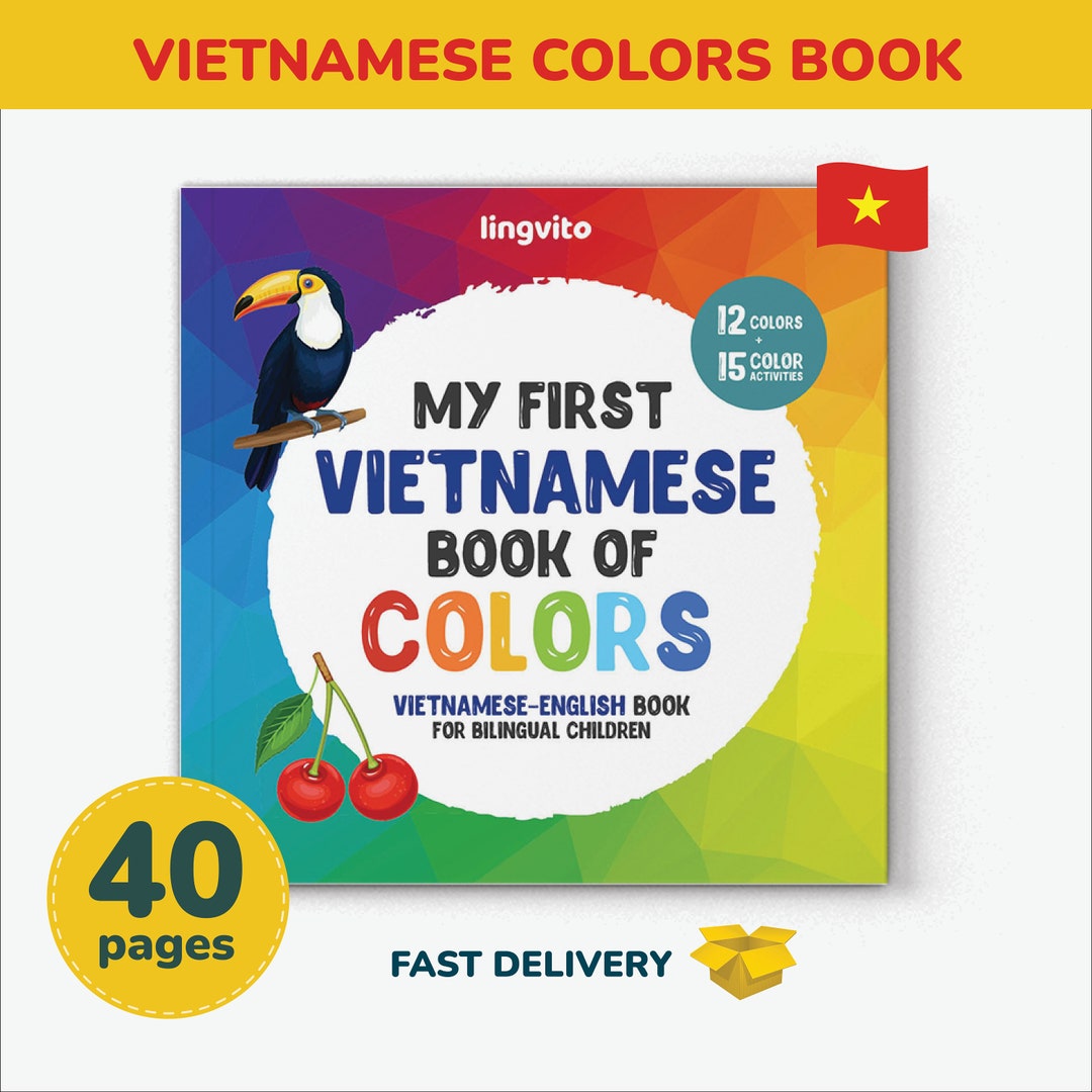 Vietnamese Colors Book for Kids Vietnamese Language Vietnamese English ...