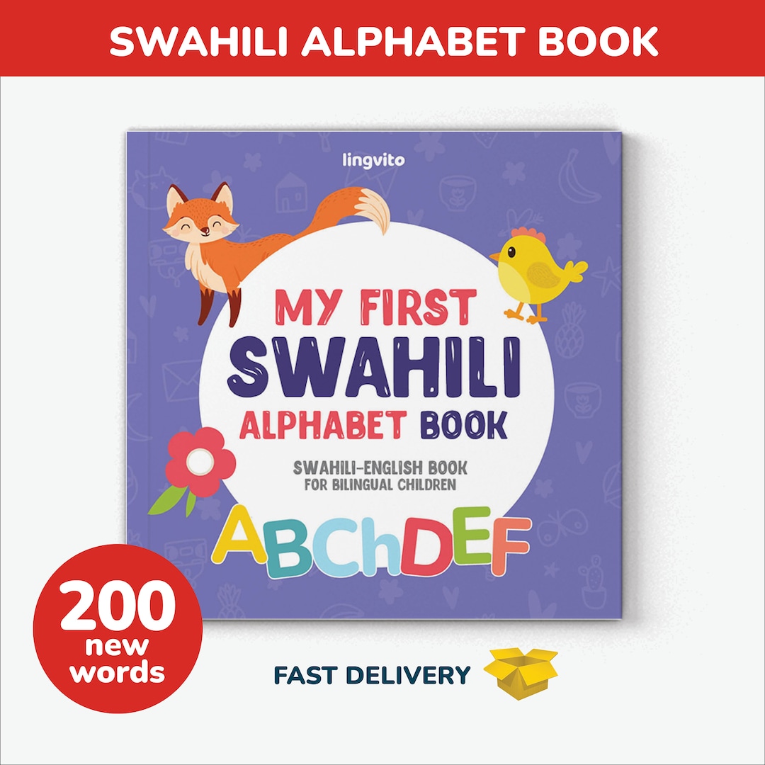Swahili Alphabet Book First Teach Swahili Words Bilingual Education ...
