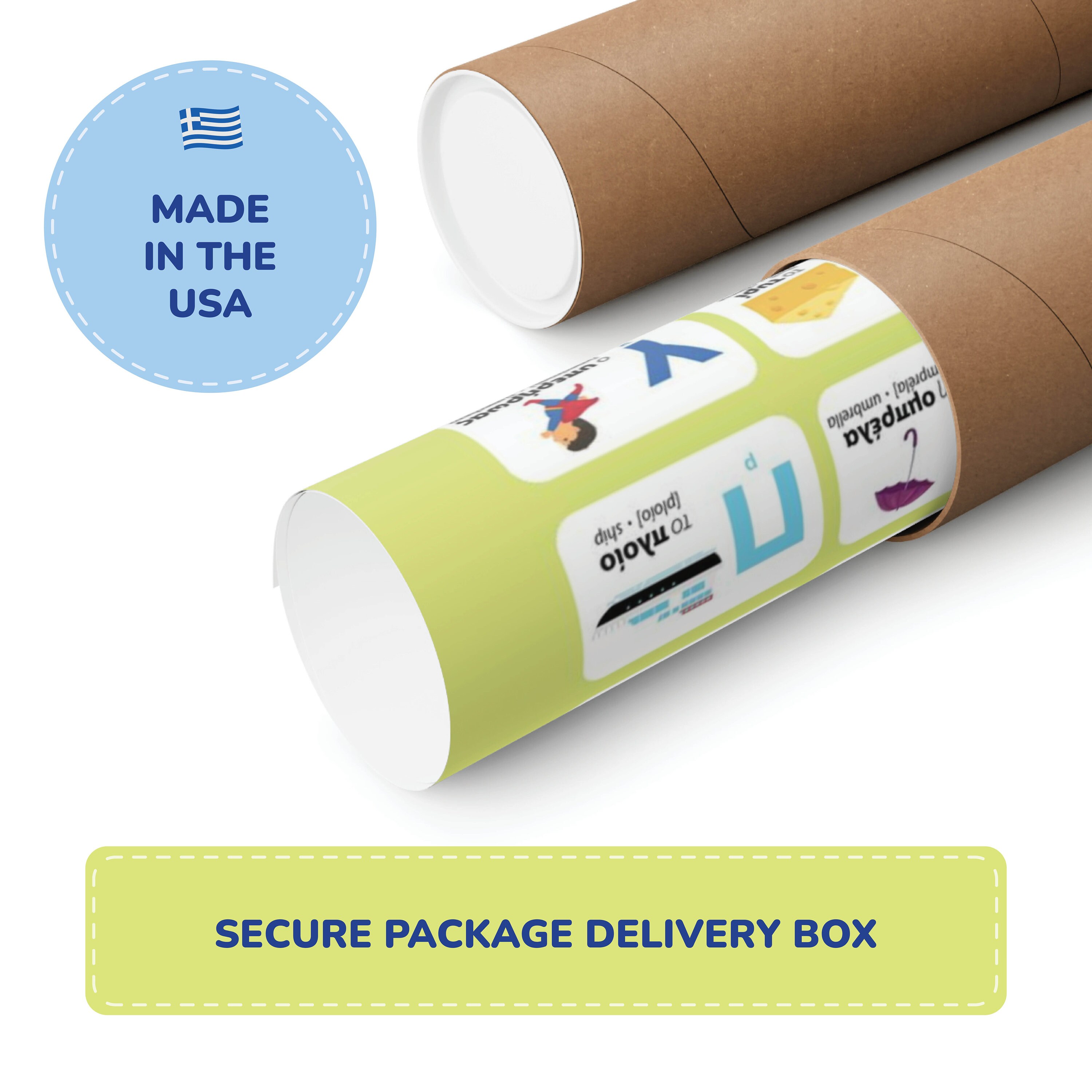 Greek Alphabet Poster Teach Greek Letters Greece Educational ABC Print ...