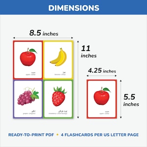 Farsi Persian Flashcards First Words Learn Farsi Language Farsi ...