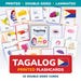Tagalog First Words Flashcards Learn Tagalog Language Tagalog ...