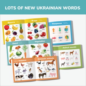 My First Ukrainian Book, Ukrainian Books for Kids, Ukrainian Alphabet ...