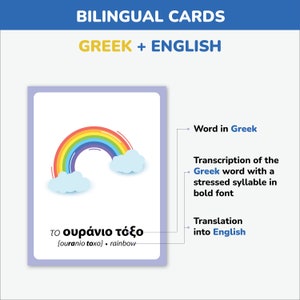 Greek First Words Flashcards Learn Greek Language Greek Vocabulary ...