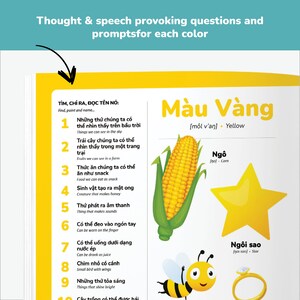 Vietnamese Colors Book for Kids Vietnamese Language Vietnamese English ...
