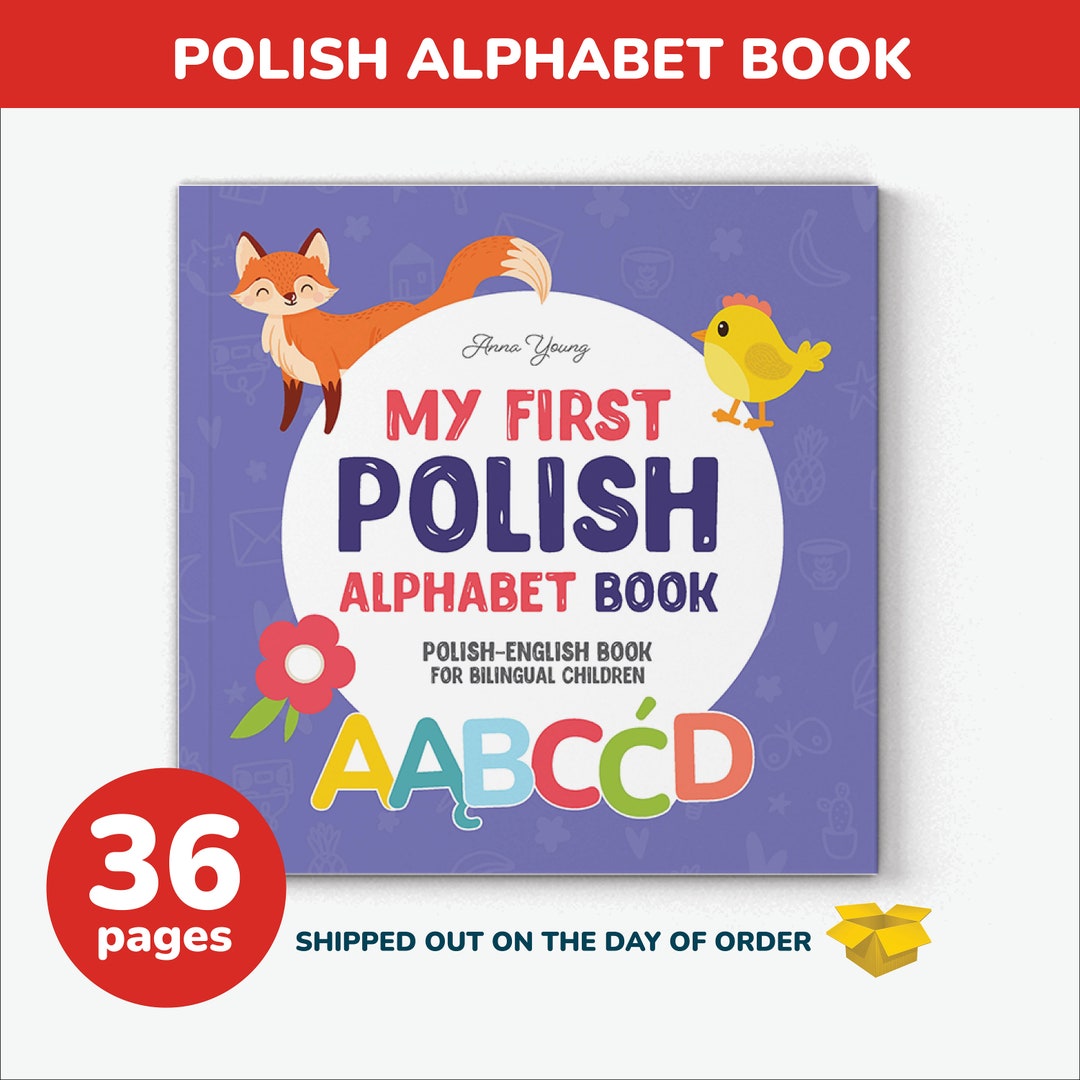 Polish Alphabet Book First Teach Polish Words Bilingual Education Learn ...
