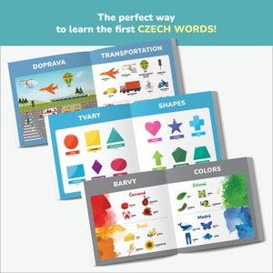 My First Czech Book Czech Books for Kids Czech Alphabet Czech Language ...