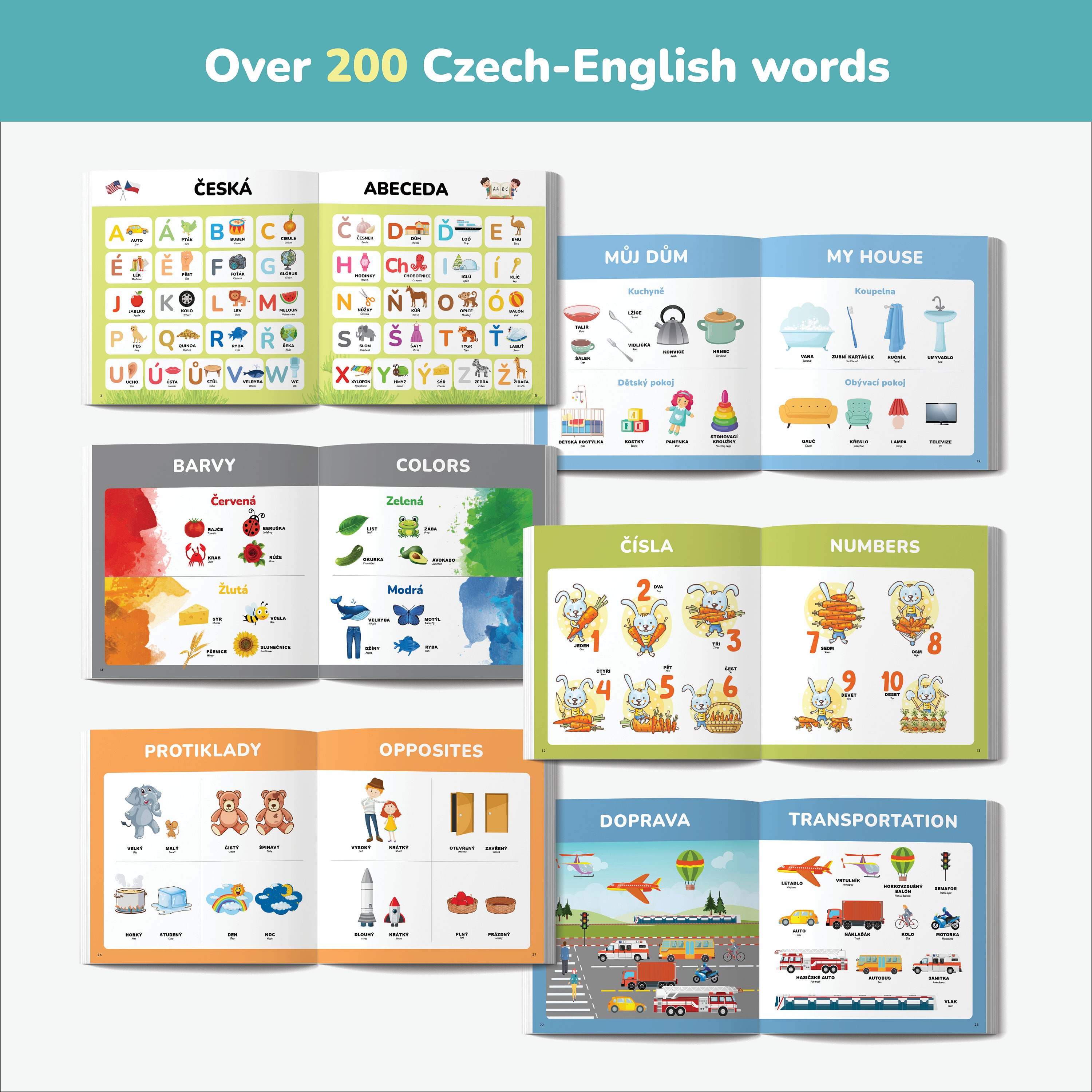 My First Czech Book Czech Books for Kids Czech Alphabet Czech Language ...