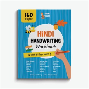 Hindi Handwriting Workbook Hindi Alphabet Worksheet Hindi Writing ...