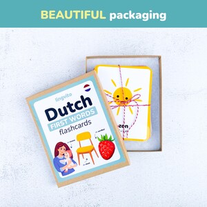 PRINTED Dutch Flashcards First Words Dutch Language Learn Dutch Baby ...