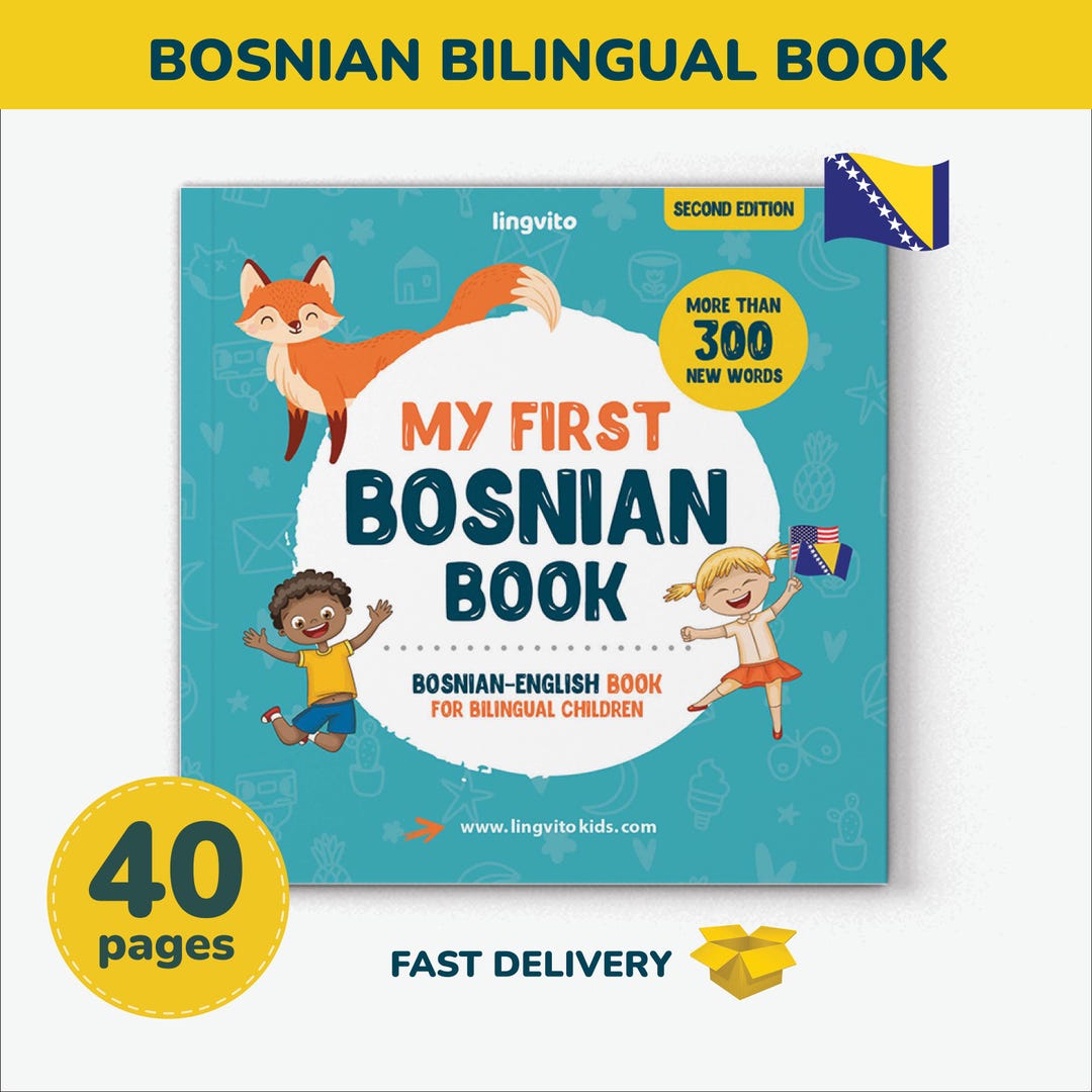 My First Bosnian Book Bosnian Books for Kids Bosnian Alphabet Bosnian ...