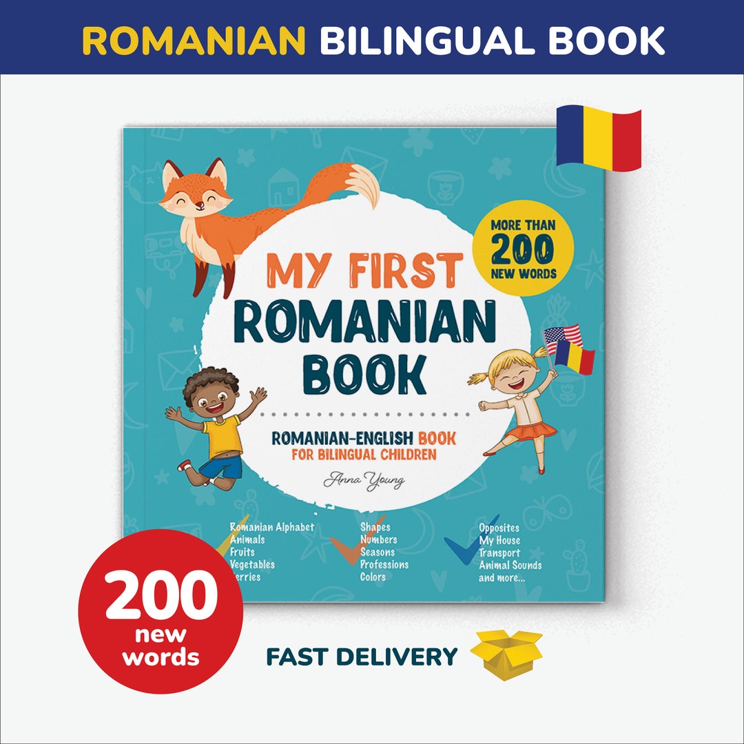 My First Romanian Book Romanian Books for Kids Romanian Alphabet ...