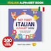 Italian Alphabet Book First Teach Italian Words Bilingual Education ...