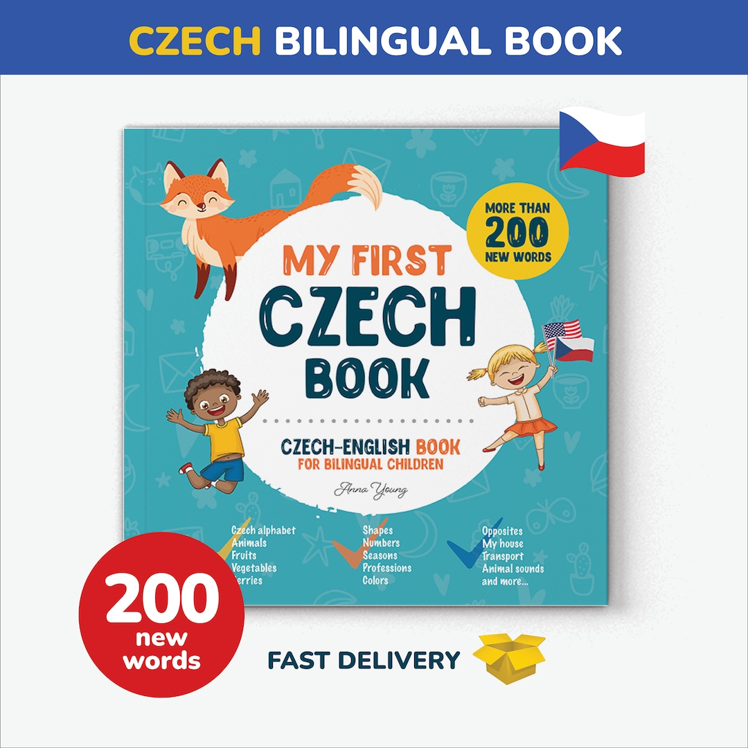 My First Czech Book Czech Books for Kids Czech Alphabet Czech Language ...