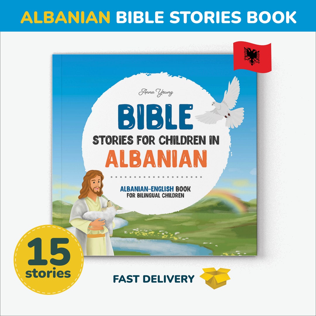 Albanian Bible Stories Book Albanian Bible for Kids Baptism Gift ...