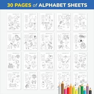 Bulgarian Alphabet Coloring Sheets Tracing Letter Bulgarian Printable ...