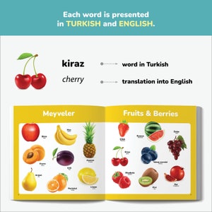 My First Turkish Book Turkish Books for Kids Turkish Alphabet Turkish ...